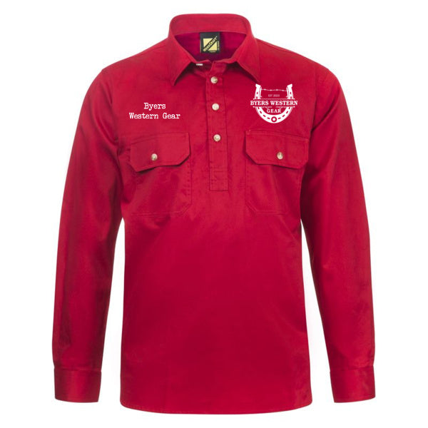 Mens Closed Front Work Shirt – Byers Western Gear